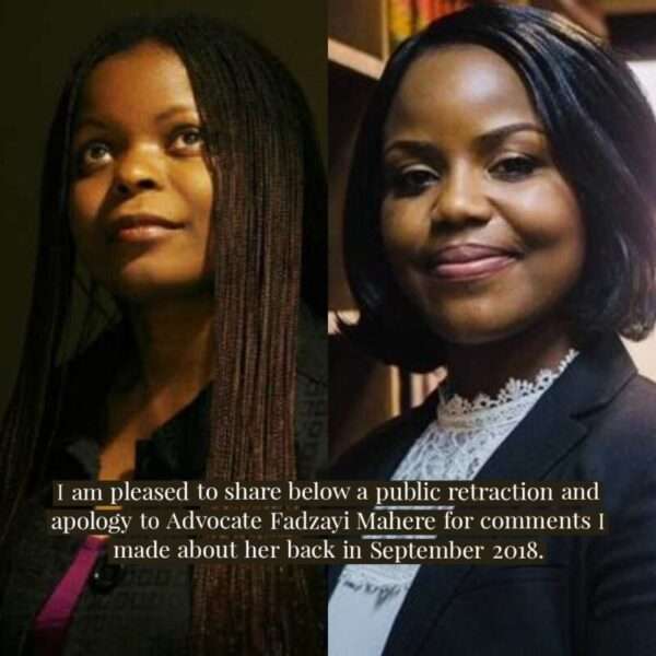 Gappah Apologises to Mahere for Defamatory Comments | Zim Trending